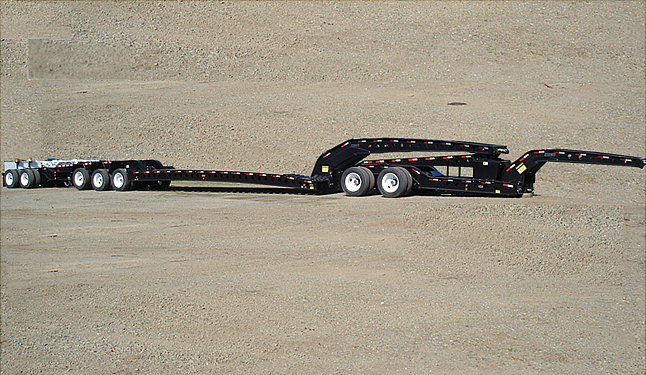 Cozad! Trailers - 70 Ton 2-3-2 Booster Trailer